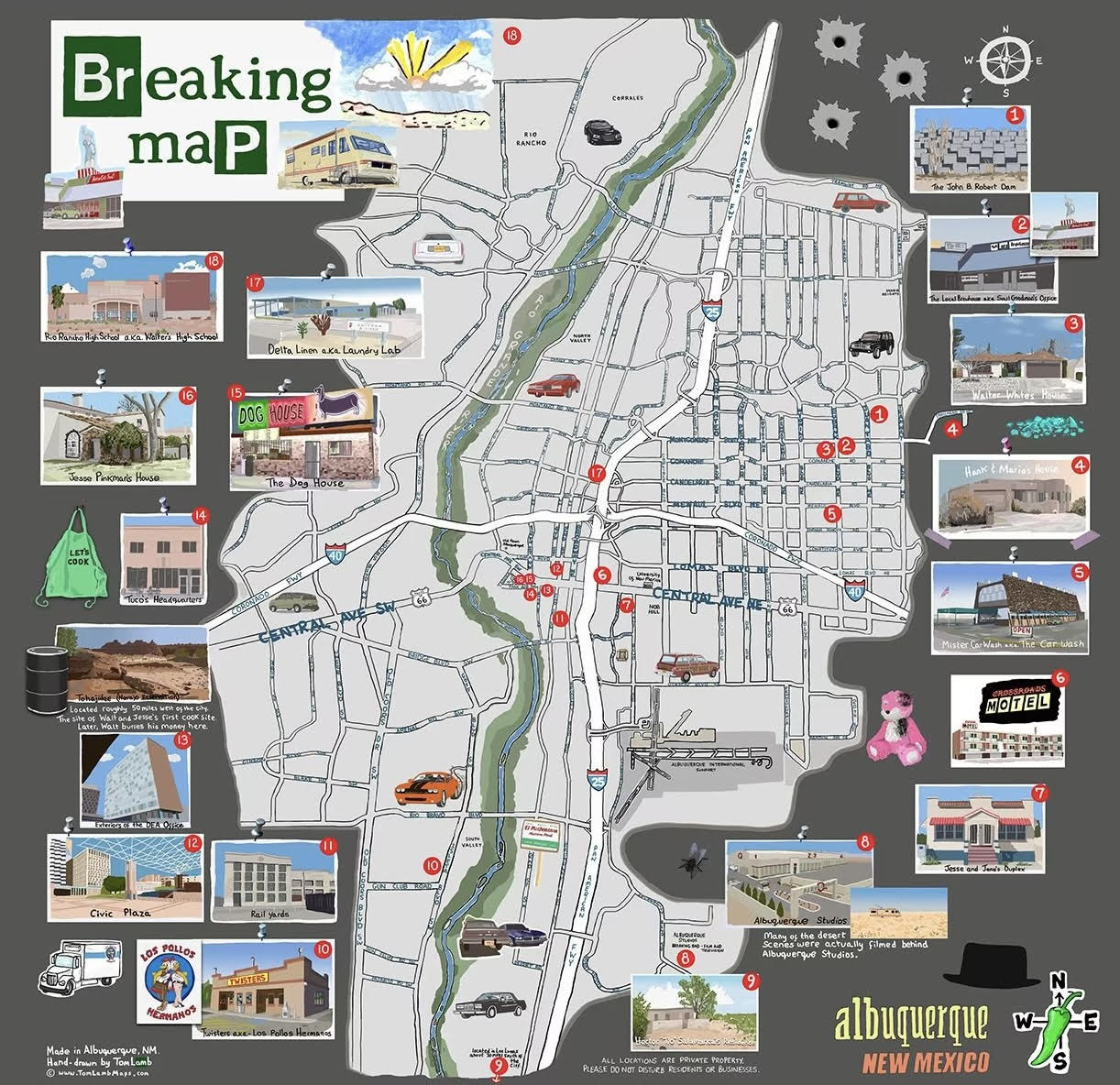 Breaking Bad Film Locations - A Self Guided Tour | Roaming Robert